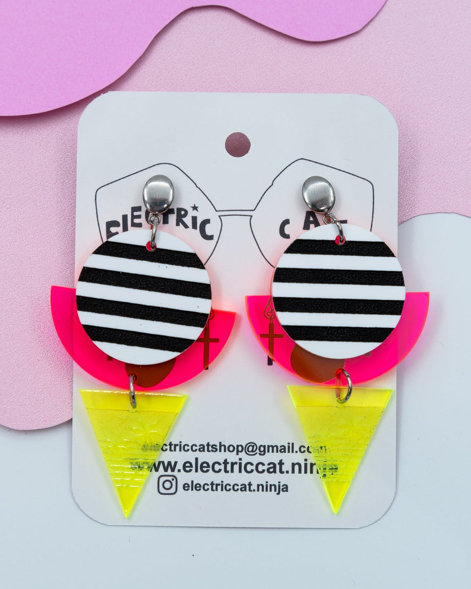 80's Sunset Earrings – Electric Cat